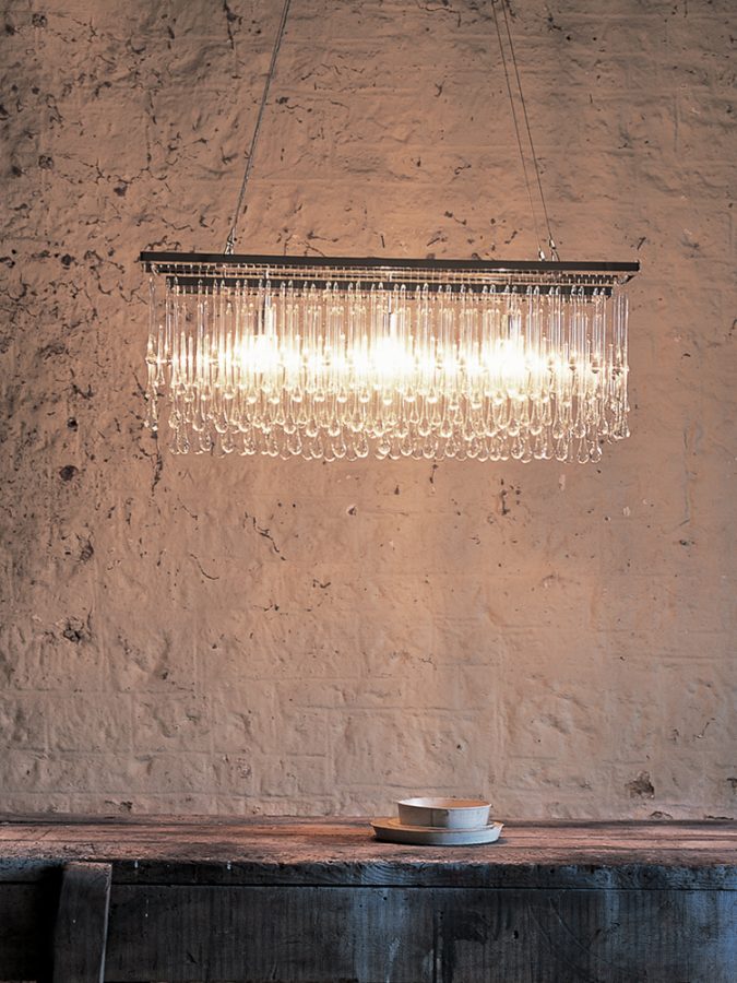 light drizzle chandelier rectangular | OCHRE OCHRE